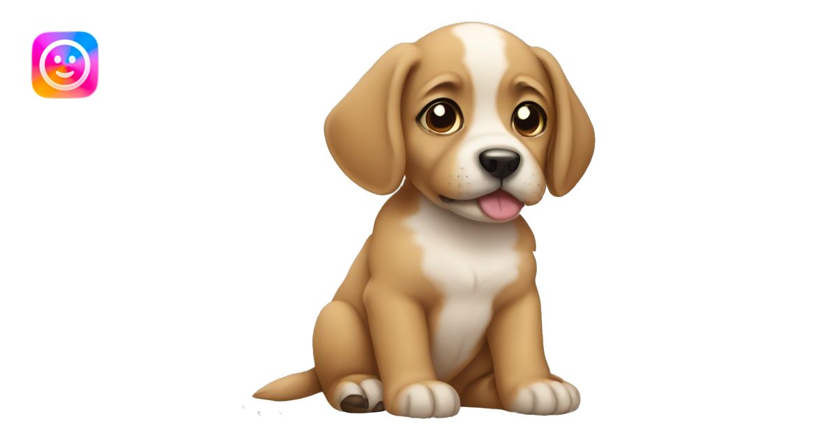 Puppy emoji | AI Emoji Generator