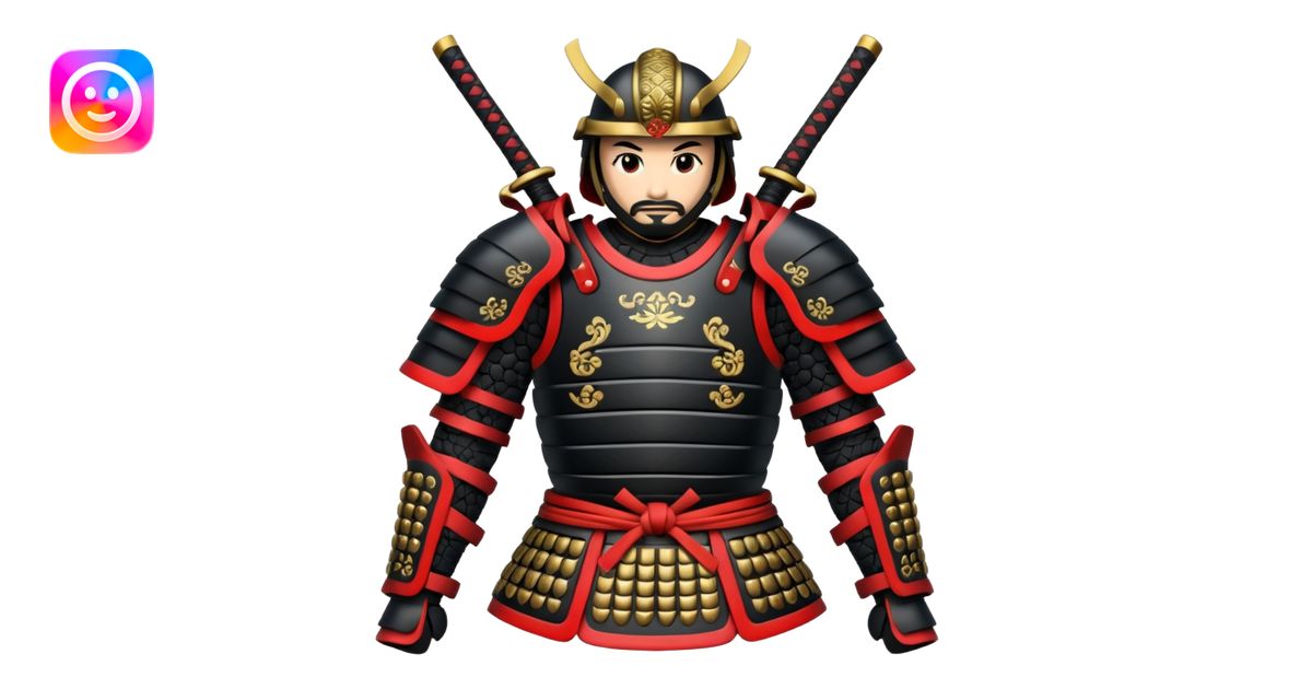samurai armour emoji | AI Emoji Generator