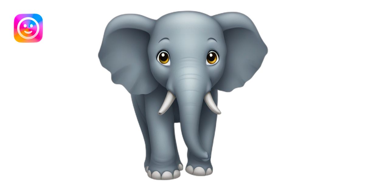 Éléphant emoji | AI Emoji Generator