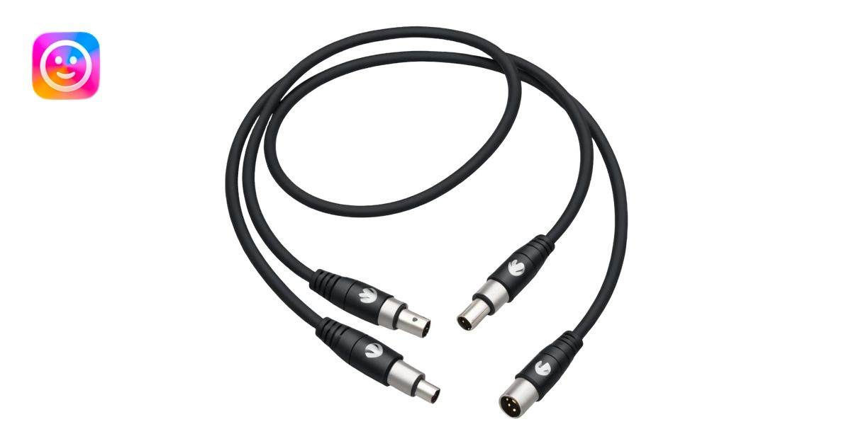 xlr cable emoji | AI Emoji Generator