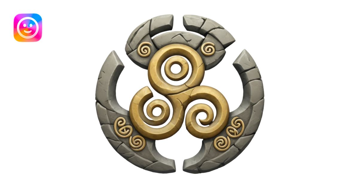 Triskelion emoji | AI Emoji Generator