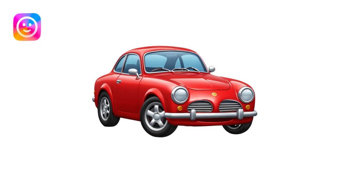 car emoji | AI Emoji Generator