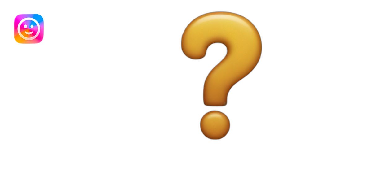 question mark emoji | AI Emoji Generator
