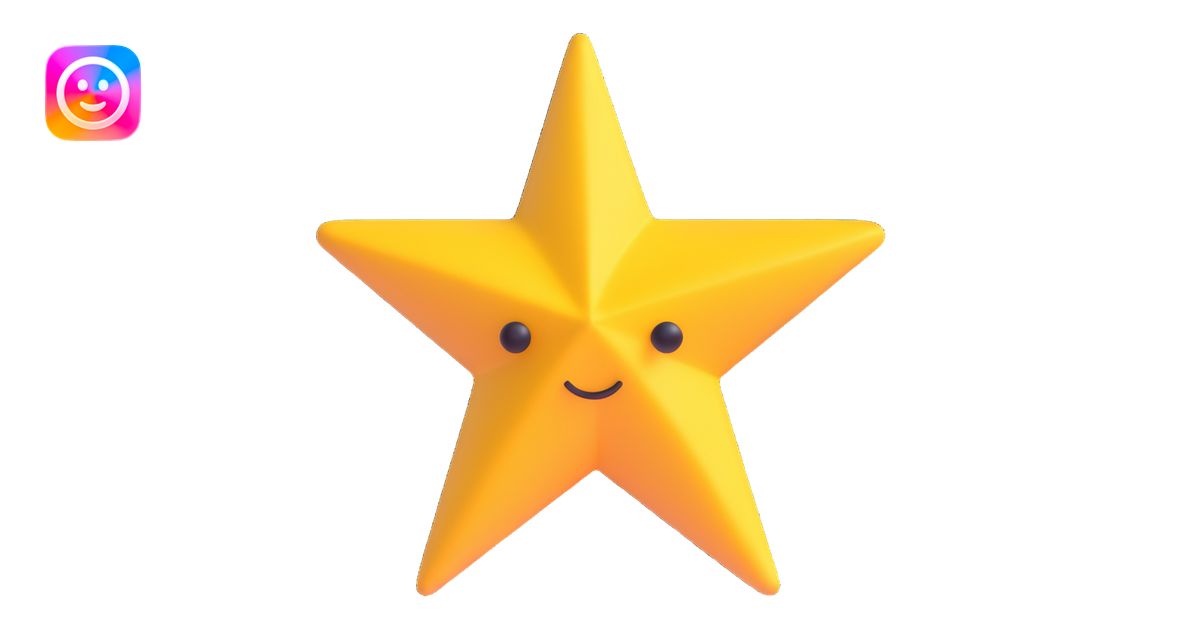 star simple emoji | AI Emoji Generator