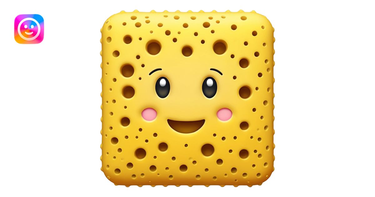 sponge fabric without face emoji | AI Emoji Generator