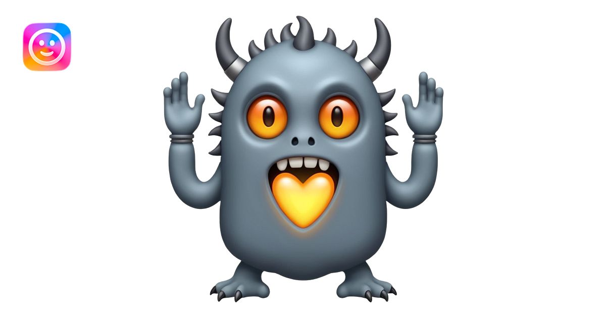 A compact monster that produces sound by tapping its own core in steady ...