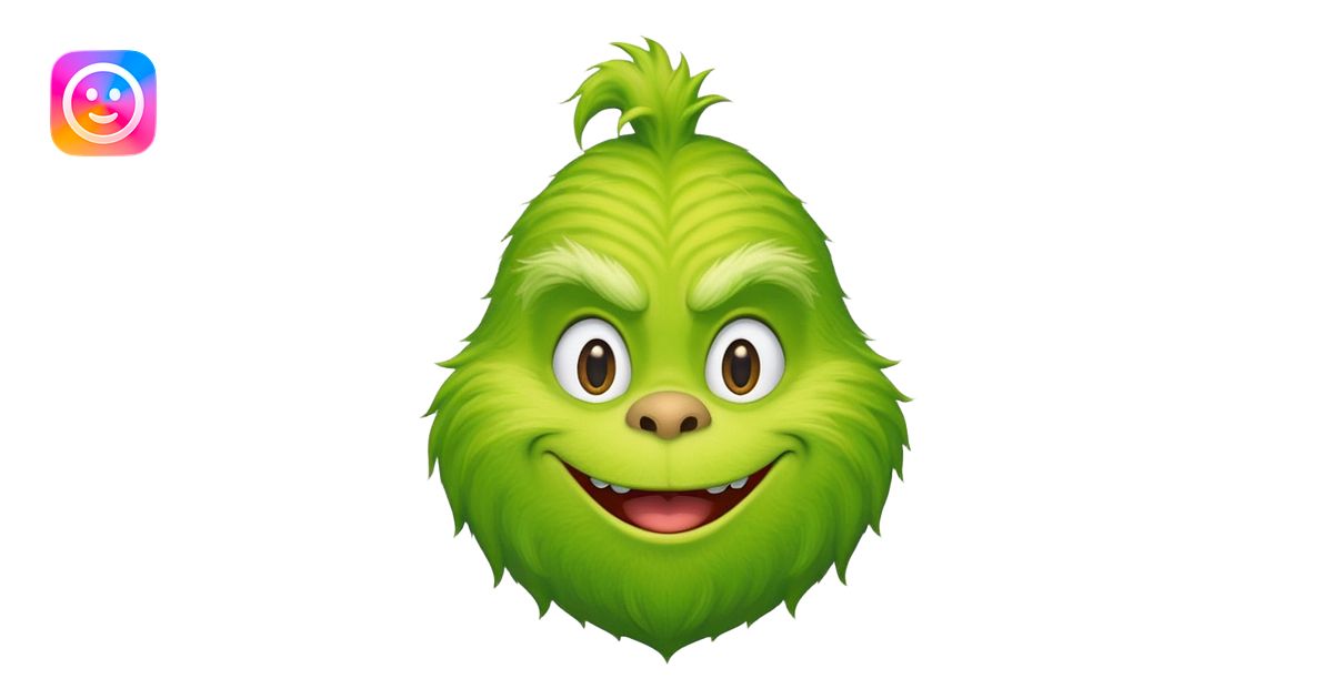 The Grinch is penes emoji | AI Emoji Generator