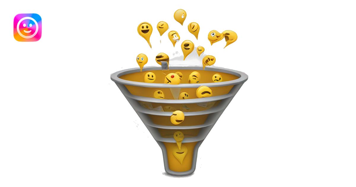 marketing sales funnel emoji | AI Emoji Generator