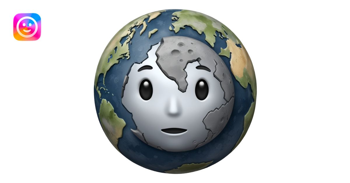 The planet Mercury with “no” face and make it less like earth emoji ...