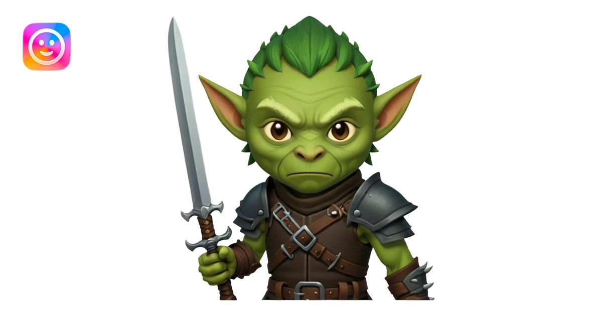 Goblin Assasin emoji | AI Emoji Generator