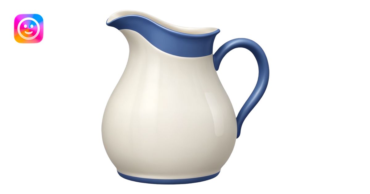 Milk pitcher emoji | AI Emoji Generator