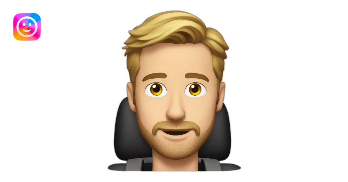 Ryan Gosling driving emoji | AI Emoji Generator