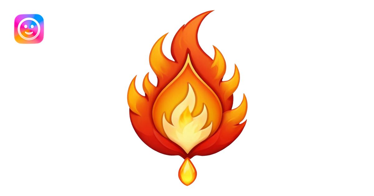 Logo pyro genshin impact emoji | AI Emoji Generator