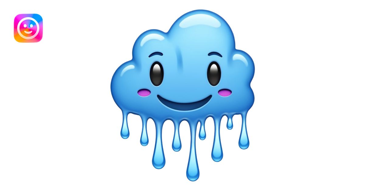 the word wavy in a blue graffiti font emoji | AI Emoji Generator