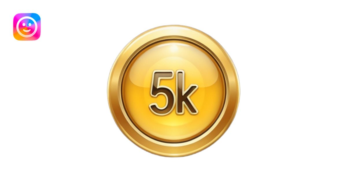 5k badge emoji | AI Emoji Generator