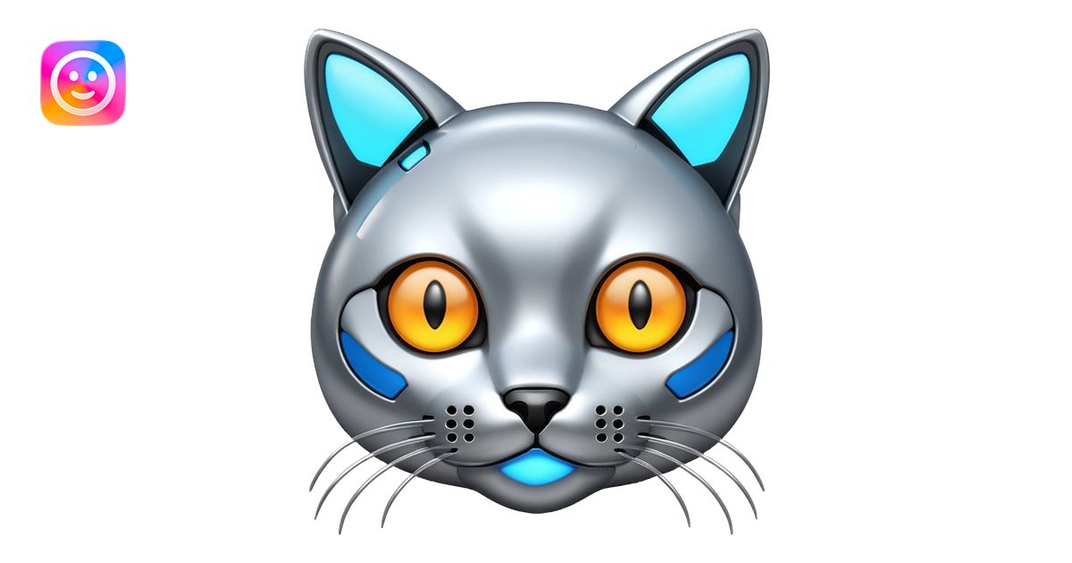 TERMINATOR CAT emoji | AI Emoji Generator