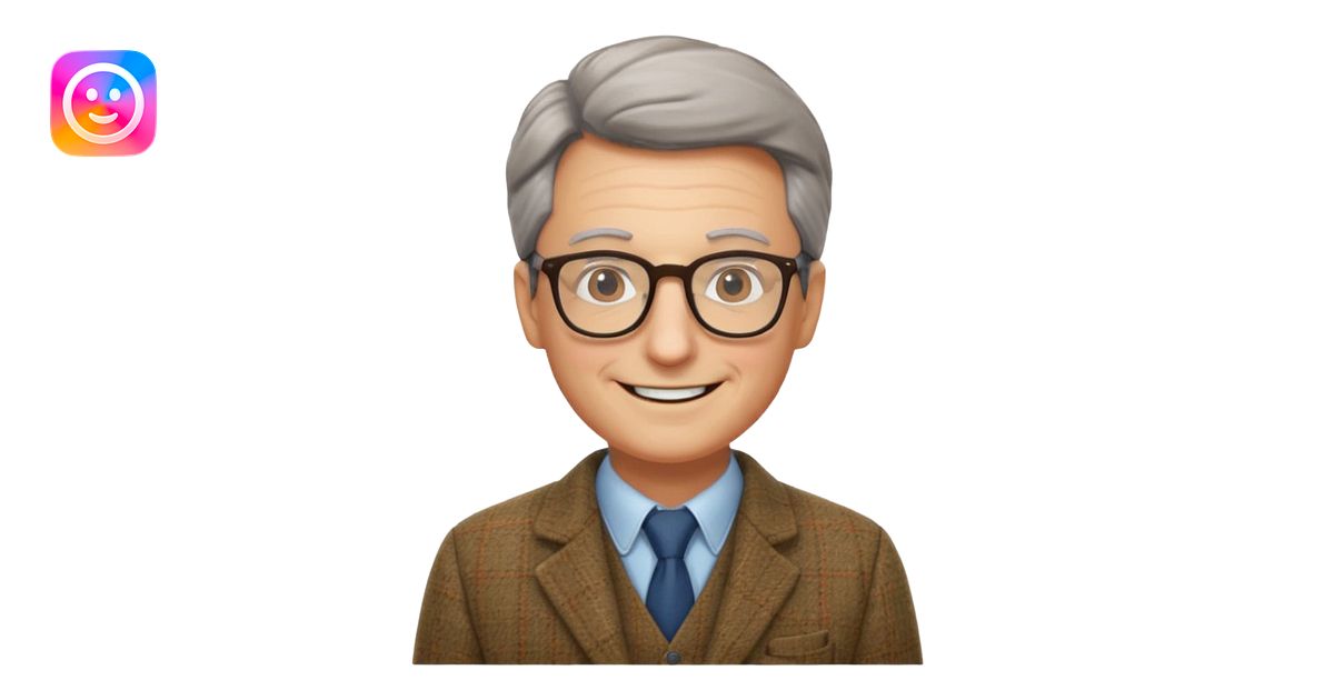 professor man emoji | AI Emoji Generator