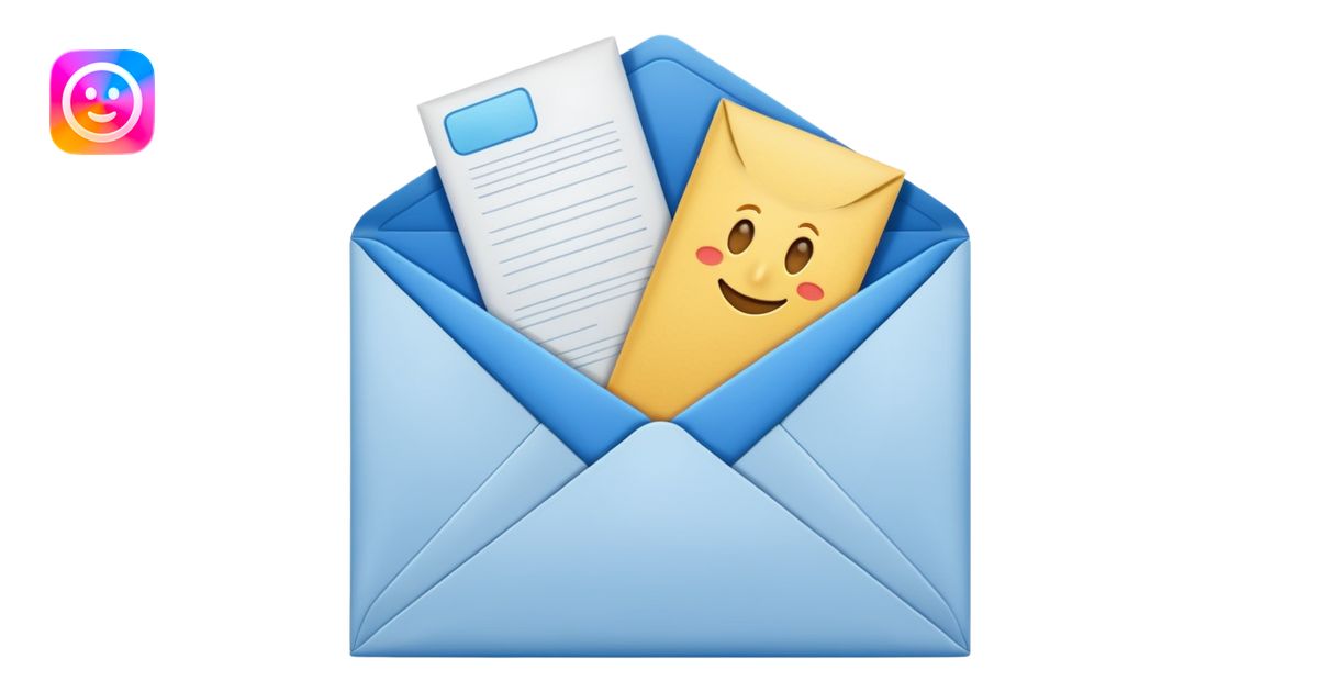 Salary enclosed in an envelope emoji | AI Emoji Generator