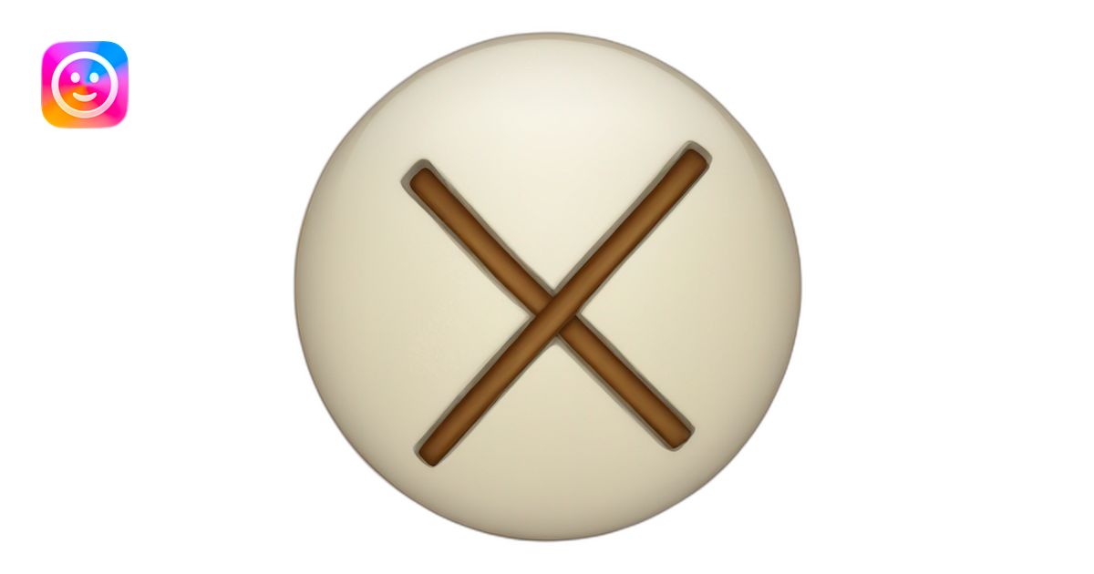Quit button emoji | AI Emoji Generator