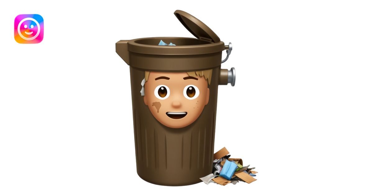 Roblox, avatar and pooping in a garbage can toilet emoji | AI Emoji ...