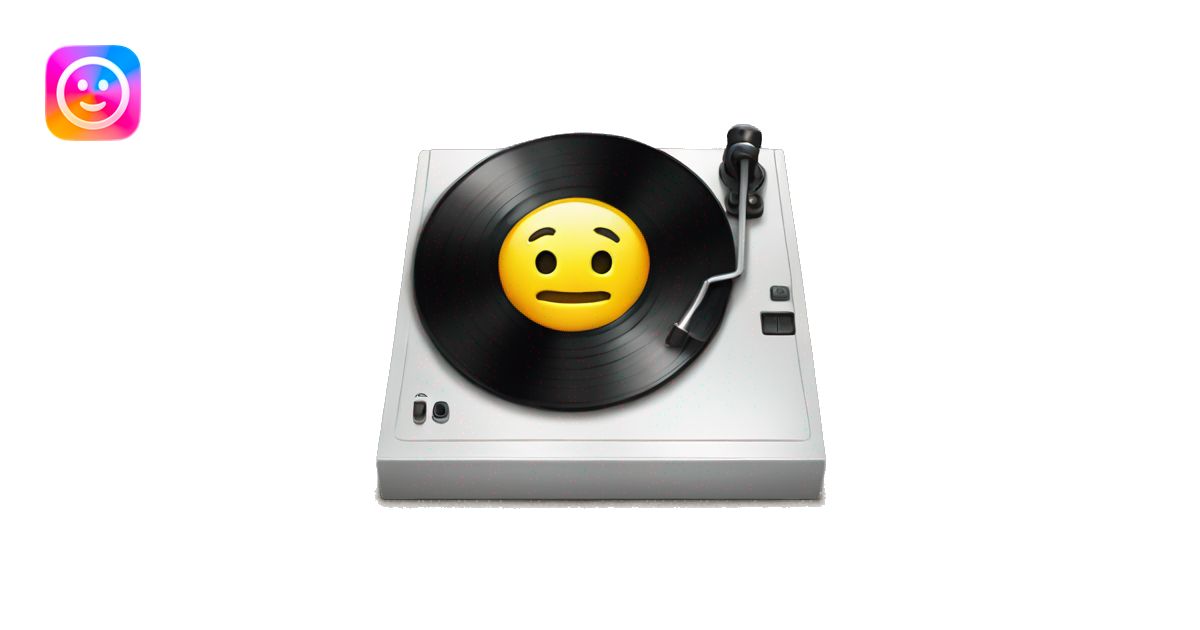 Vinyl record emoji | AI Emoji Generator