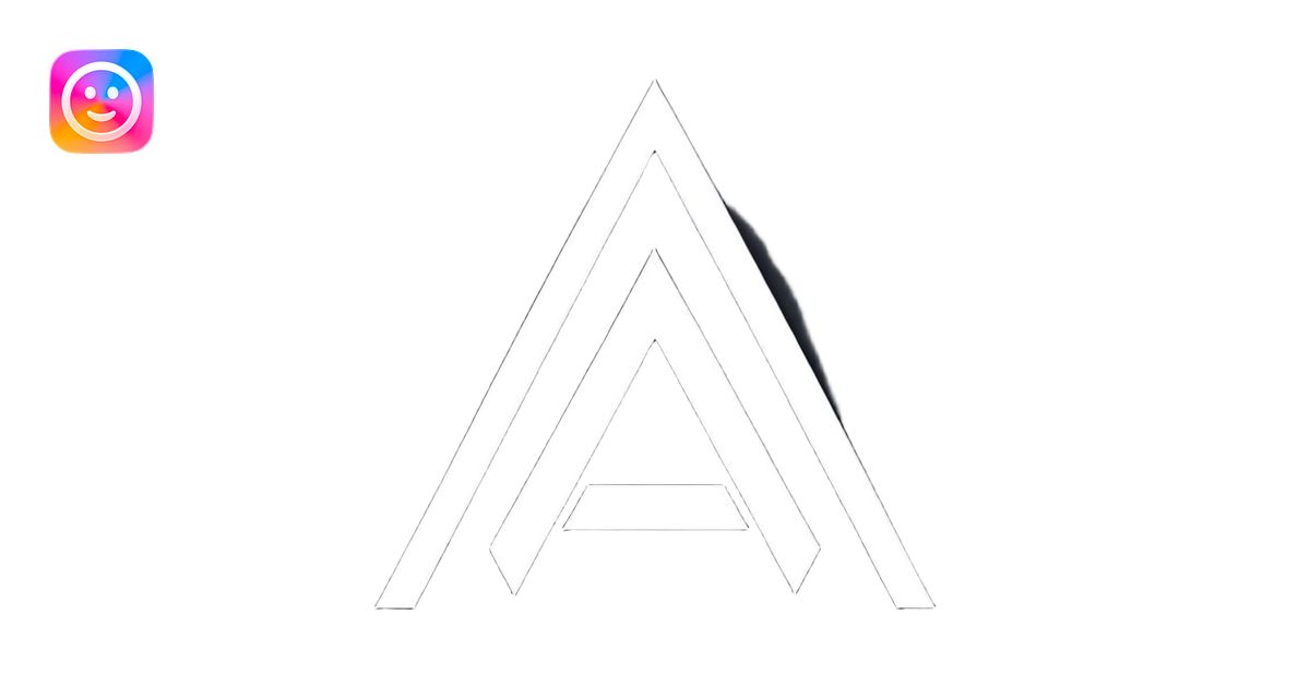 alan walker logo (inverted V and W intersepte) emoji | AI Emoji Generator
