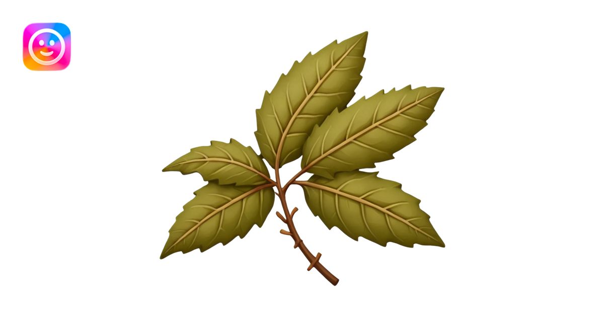 ground bay leaf emoji | AI Emoji Generator