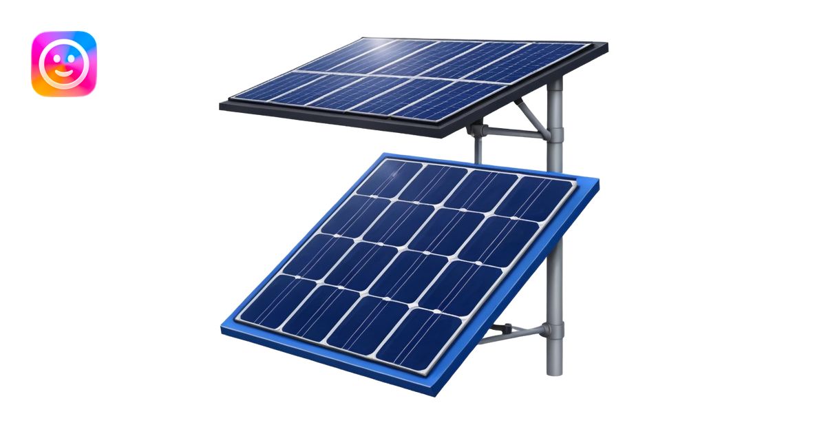 solar panel on roof emoji emoji | AI Emoji Generator