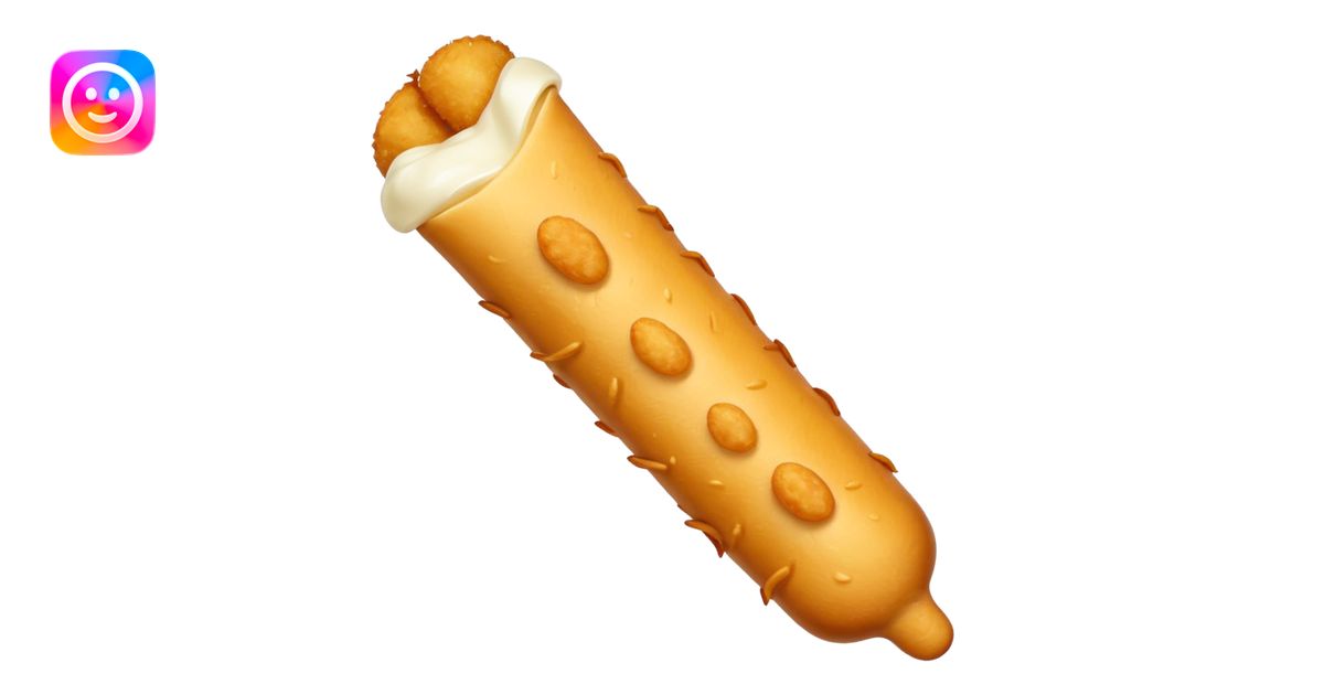 Mozzarella Cheese Stick emoji | AI Emoji Generator