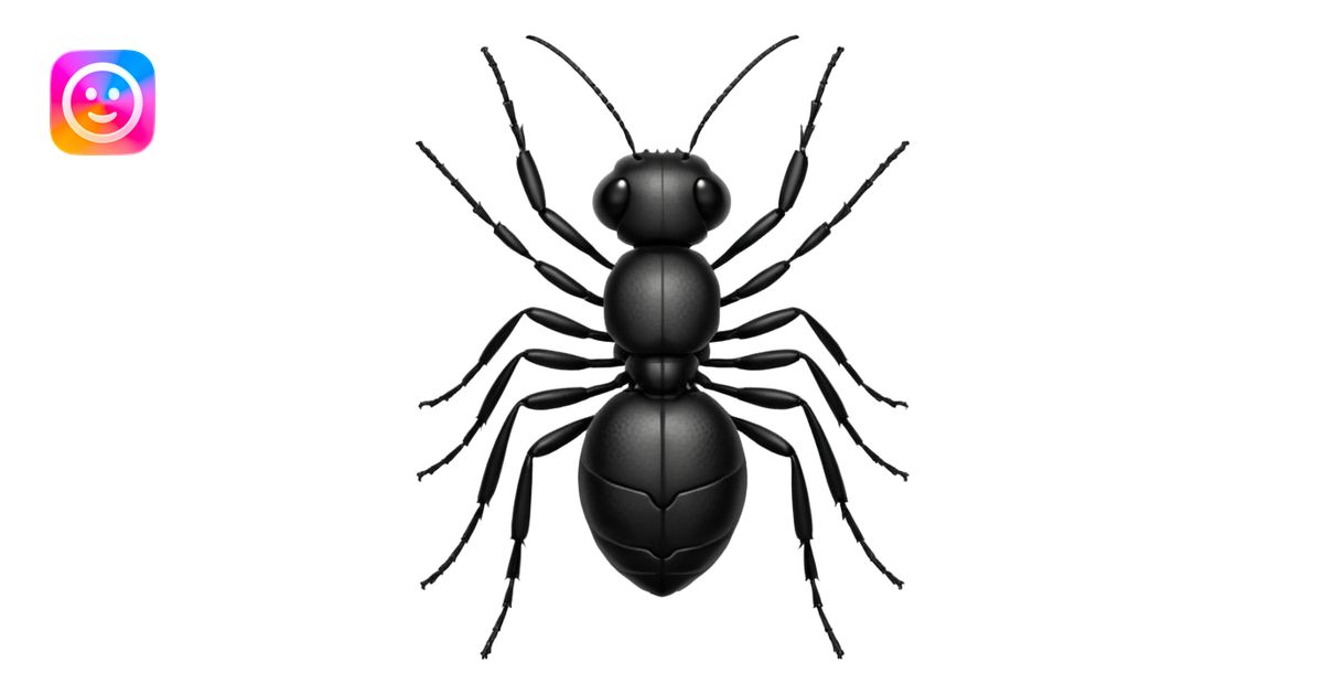 Ant head emoji | AI Emoji Generator