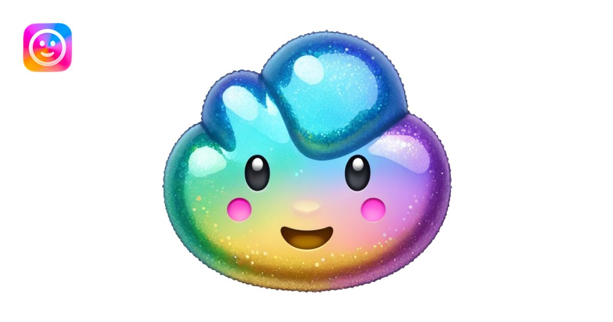 glitter nasty emoji | AI Emoji Generator