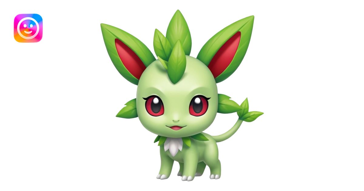 Celebi-Shaymin emoji | AI Emoji Generator