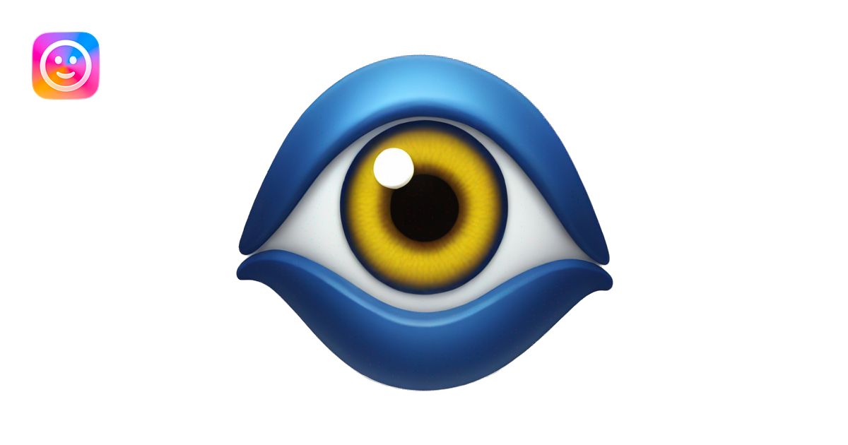 Evil eye emoji | AI Emoji Generator
