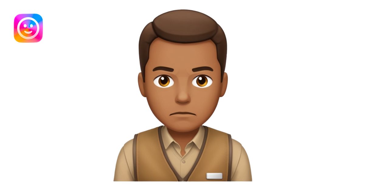 Dr. Alan Grant from Jurassic Park movie emoji | AI Emoji Generator