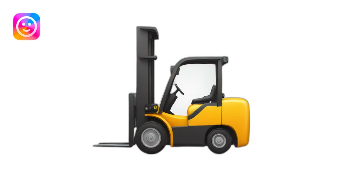 Forklift with “SAL” logo emoji | AI Emoji Generator