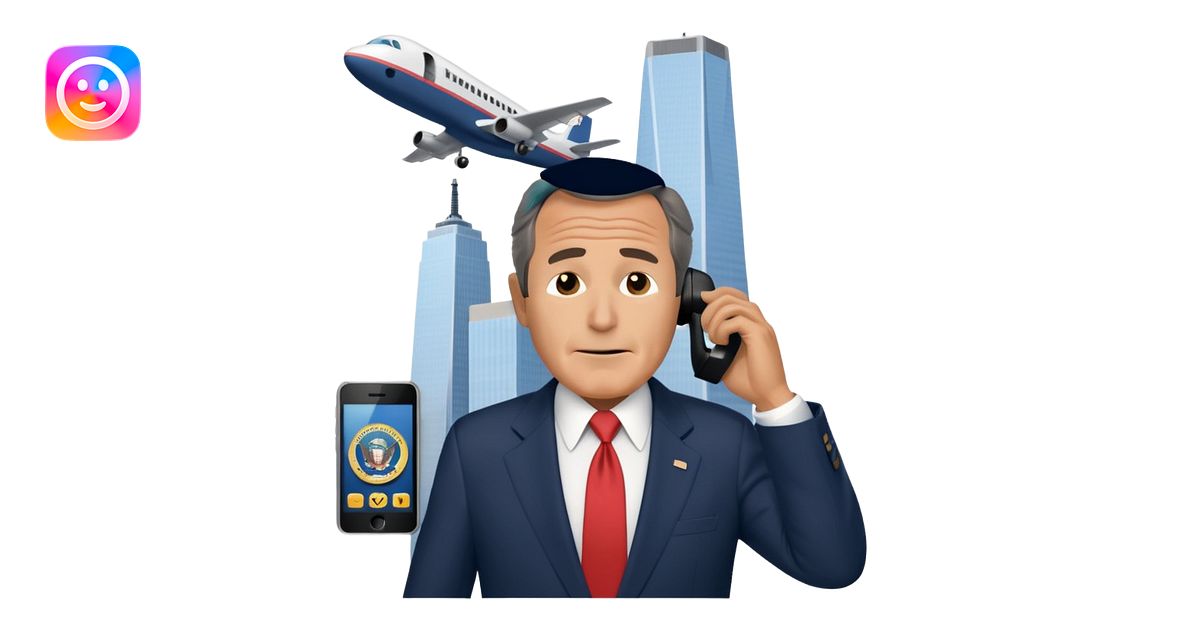 animated emoji of the world trade center with a plane crashed into it ...