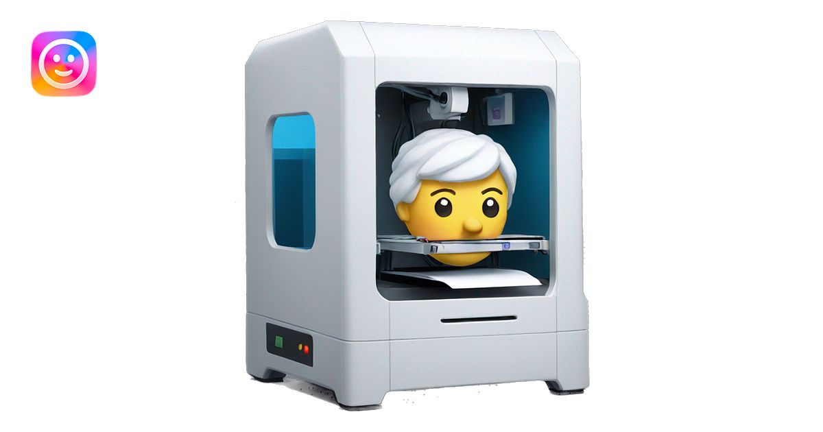 3d printer emoji | AI Emoji Generator