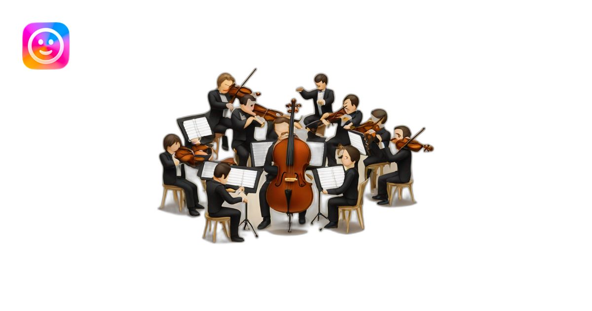 Orchestra emoji | AI Emoji Generator