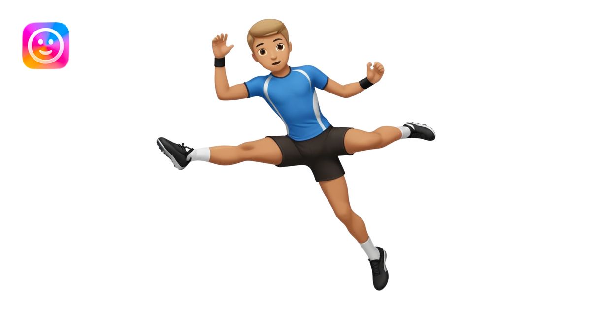 boy kick pose emoji | AI Emoji Generator
