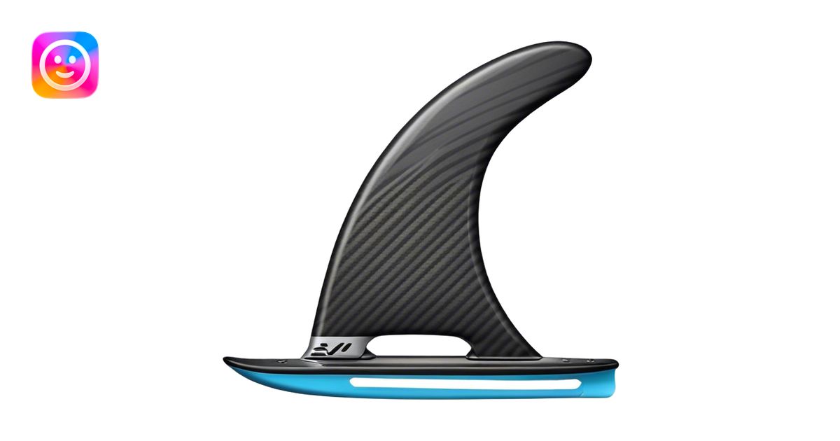 Boost surfing electric fin emoji | AI Emoji Generator