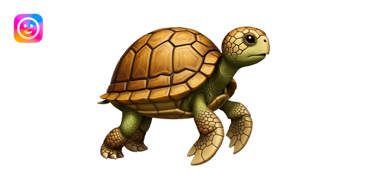 Meiolania turtle emoji | AI Emoji Generator