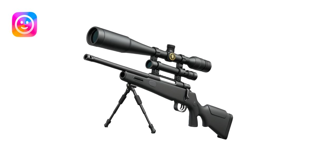 Sniper rifle emoji | AI Emoji Generator