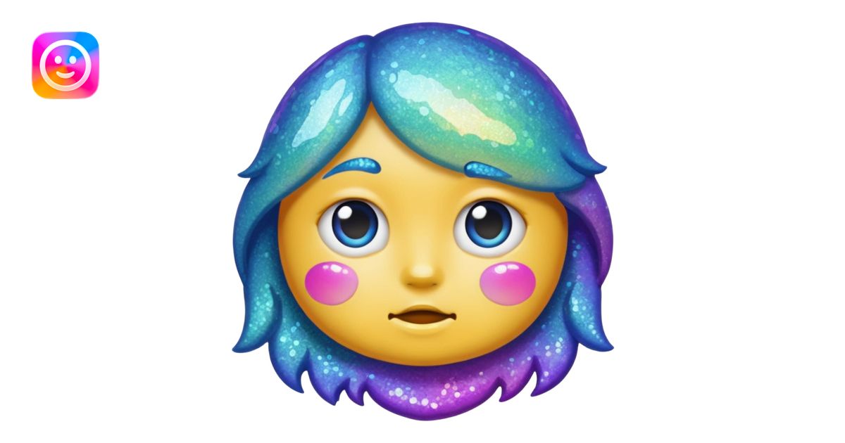 glitter nasty emoji | AI Emoji Generator