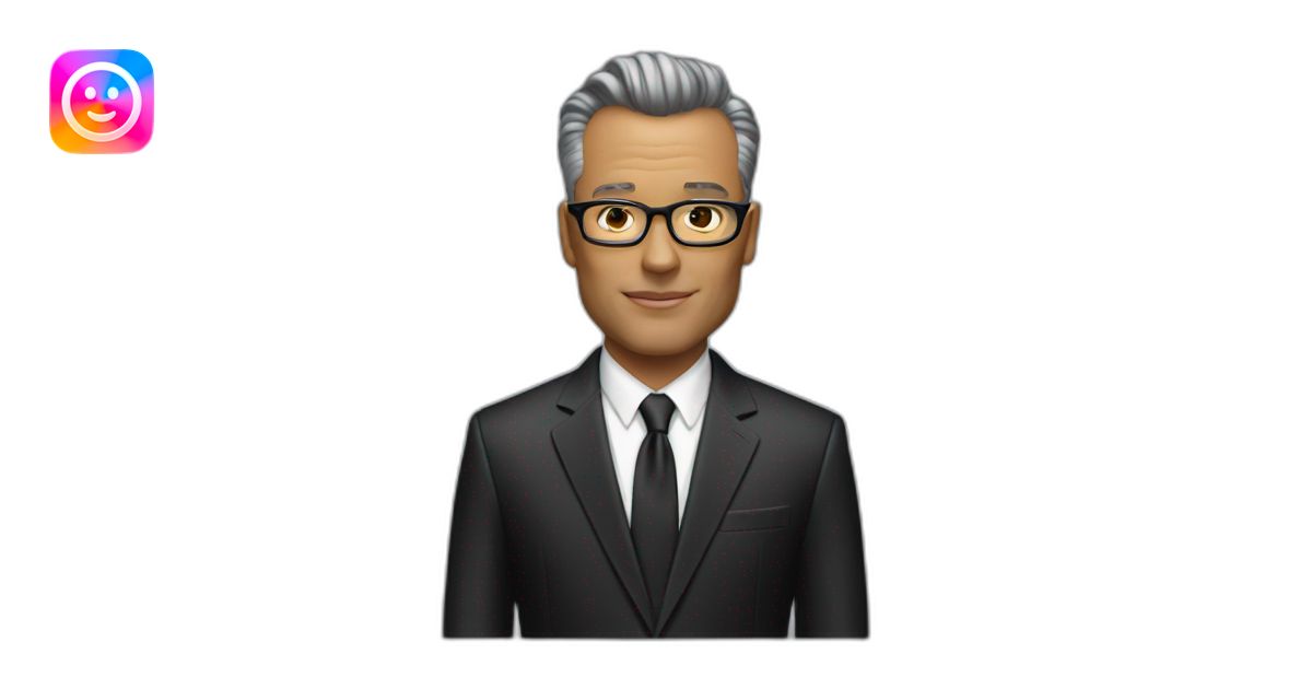 CEO-wearing-balenciaga emoji | AI Emoji Generator