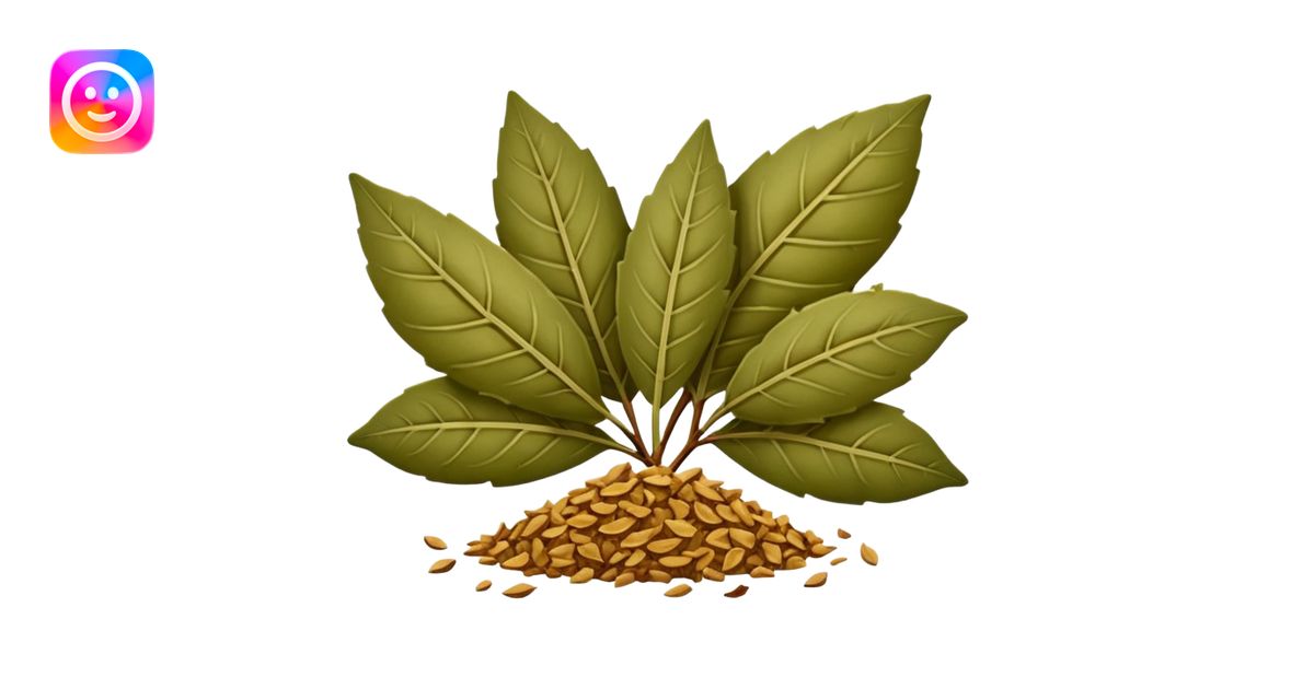 ground bay leaf emoji | AI Emoji Generator