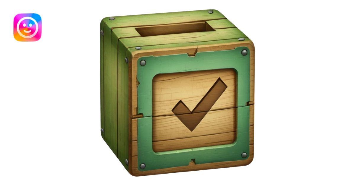 fantasy check box emoji | AI Emoji Generator