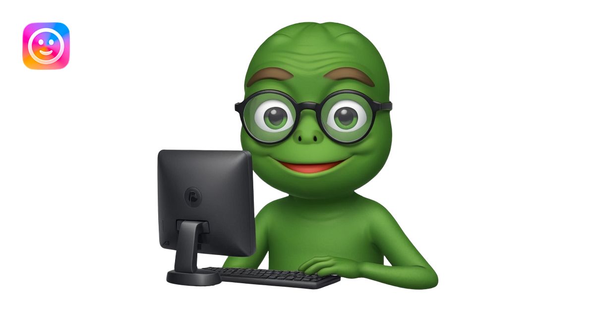 pepe the frog computer emoji | AI Emoji Generator