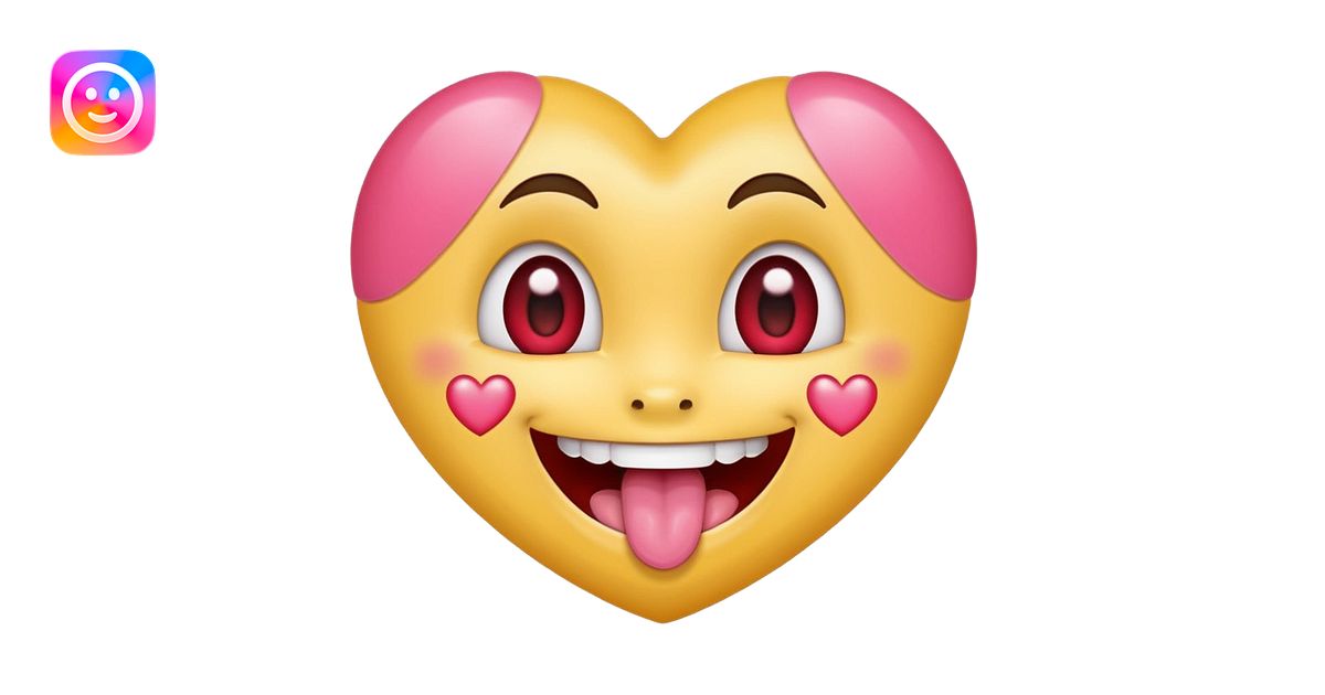 "Perfect smiling face with heart-eyes emoji 😍, classic yellow skin tone ...