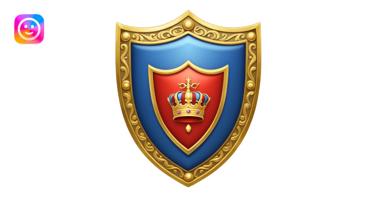 royal war Shield emoji | AI Emoji Generator