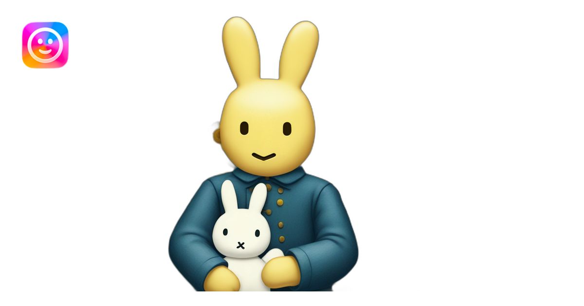 Vincent van gogh painting miffy emoji | AI Emoji Generator